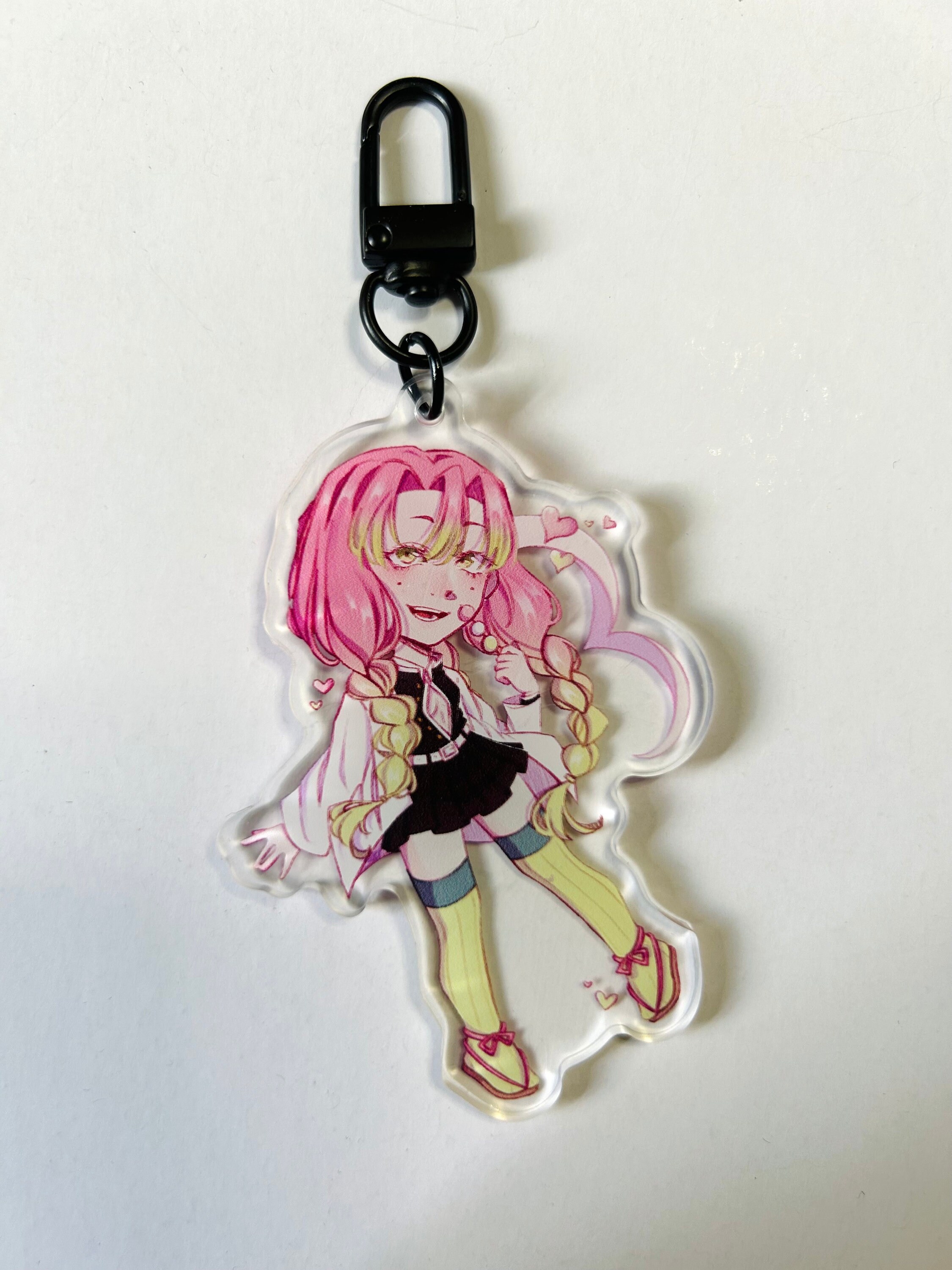 KNY Demon Samurai Anime Matching Keychain Set - Etsy