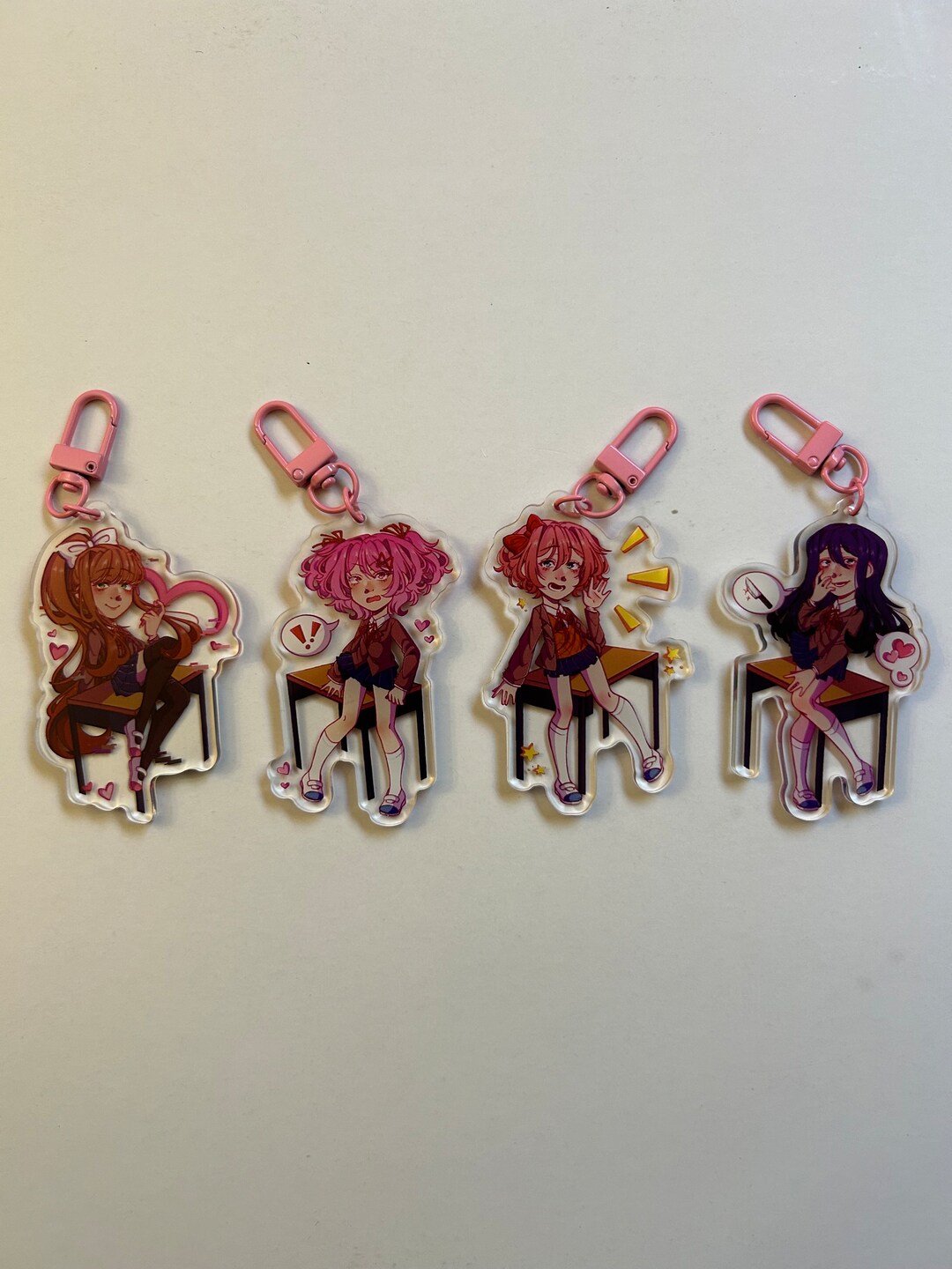 NEW! DDLC Matching Keychains Set - Etsy