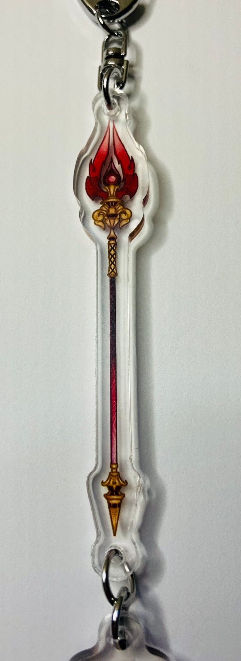 Genshin Impact Two Part Keychain Hu Tao - Etsy