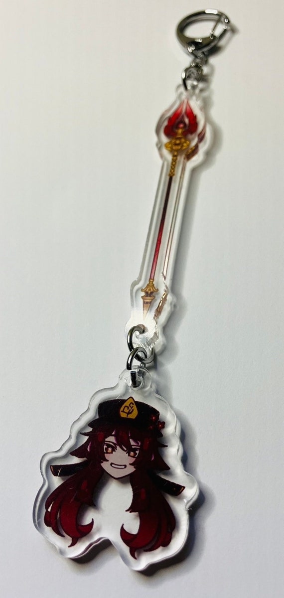 Genshin Impact Two Part Keychain Hu Tao - Etsy