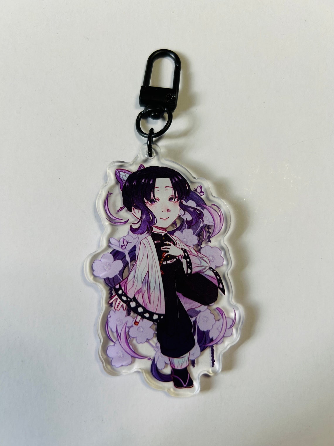 KNY Demon Samurai Anime Matching Keychain Set - Etsy