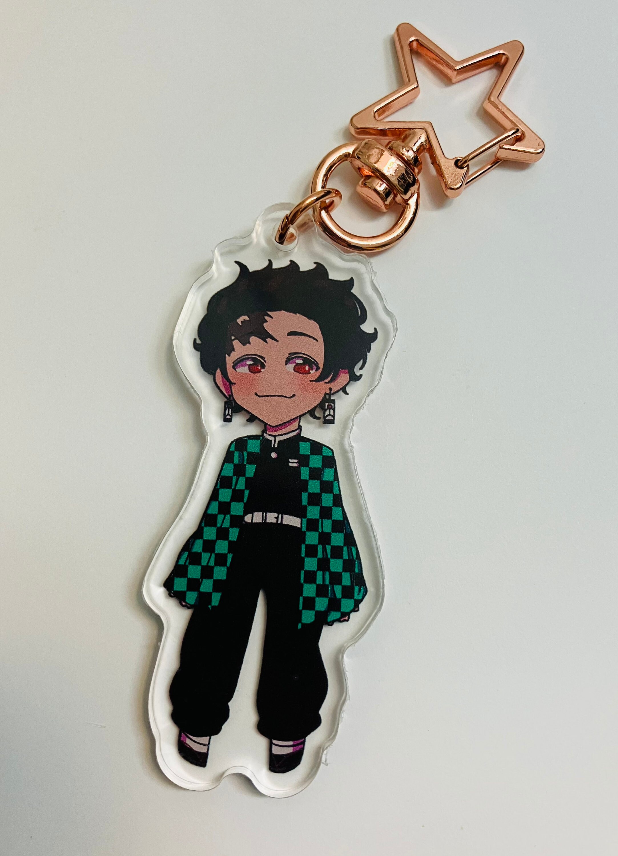 Cute Demon Sword Anime Keychain Set - Etsy