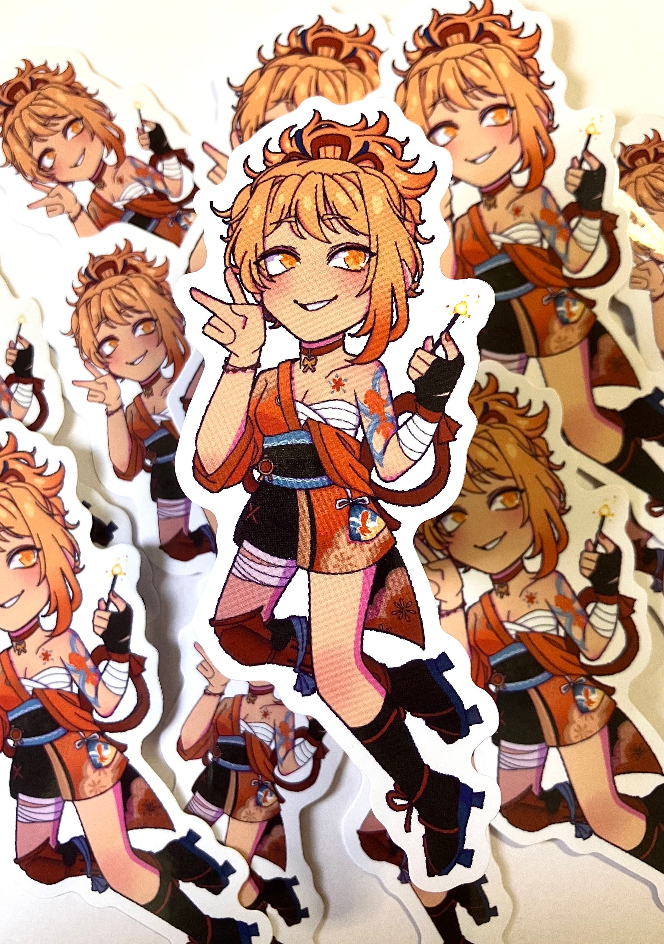 Genshin Impact Sticker Yoimiya - Etsy