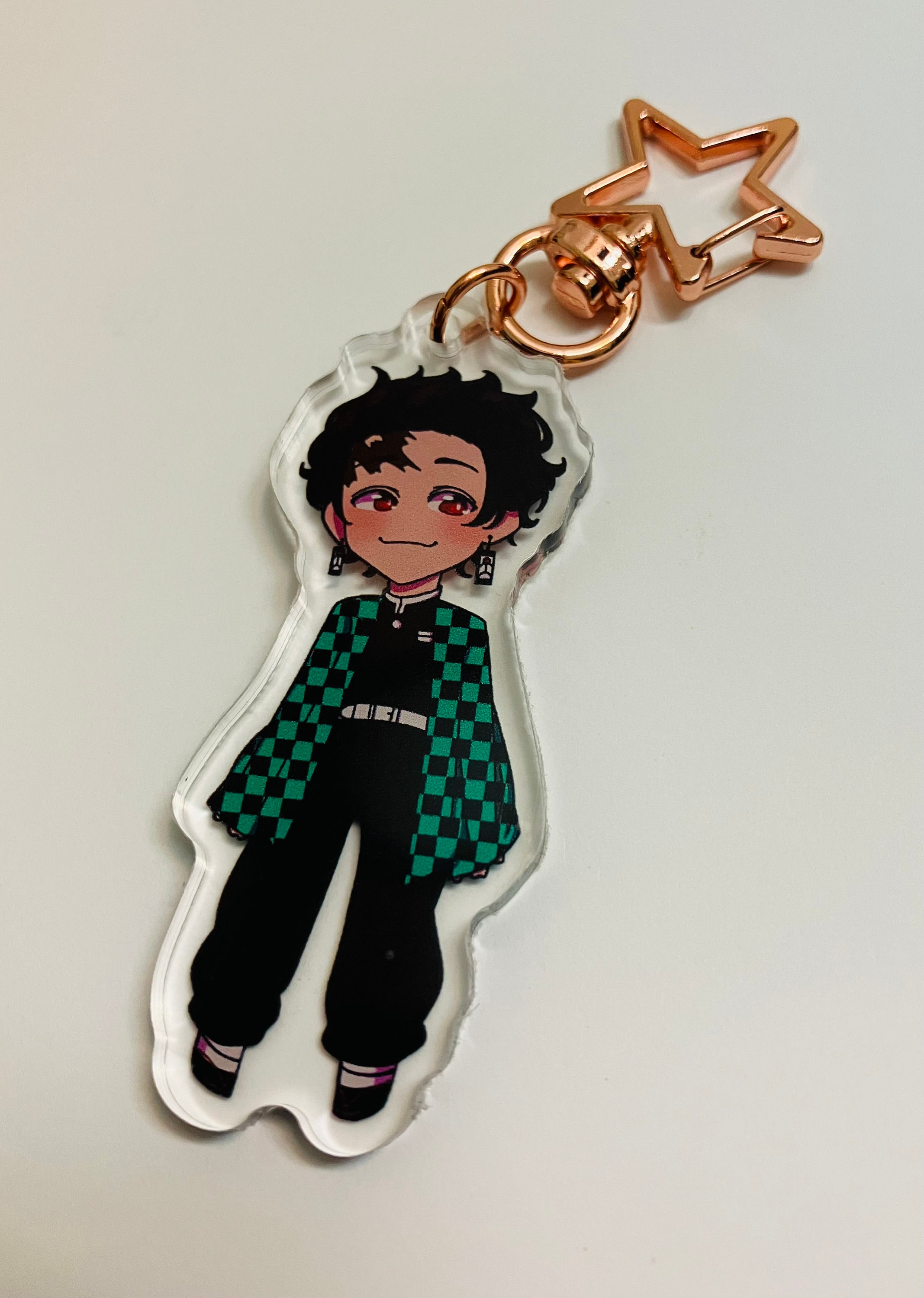 Cute Demon Sword Anime Keychain Set - Etsy