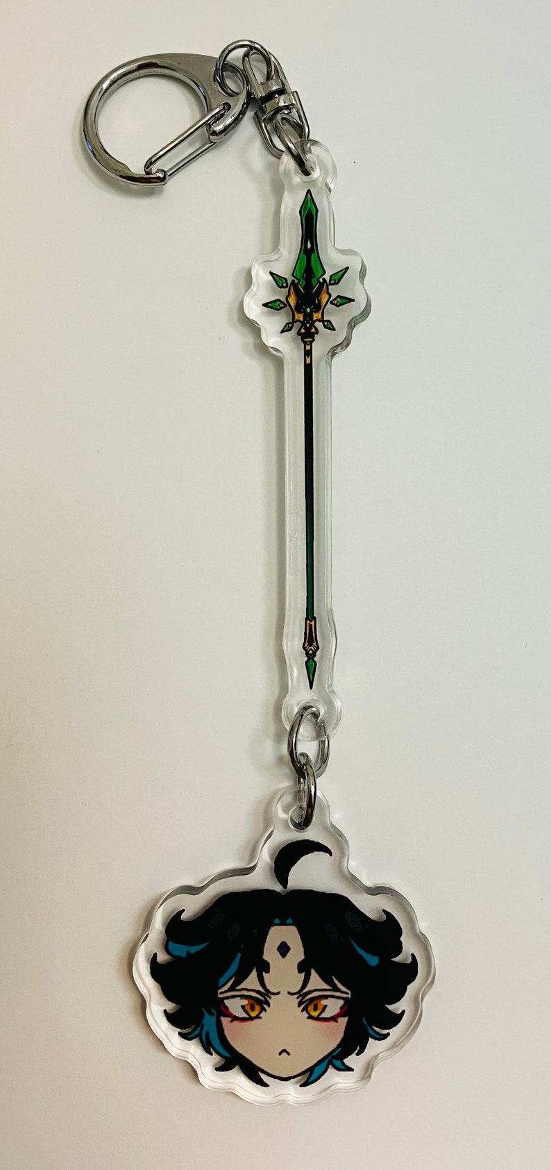 Genshin Impact Two Part Keychain Xiao - Etsy