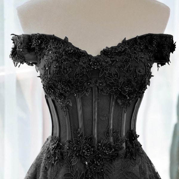 Shop Gothic Prom Dress Online - Etsy