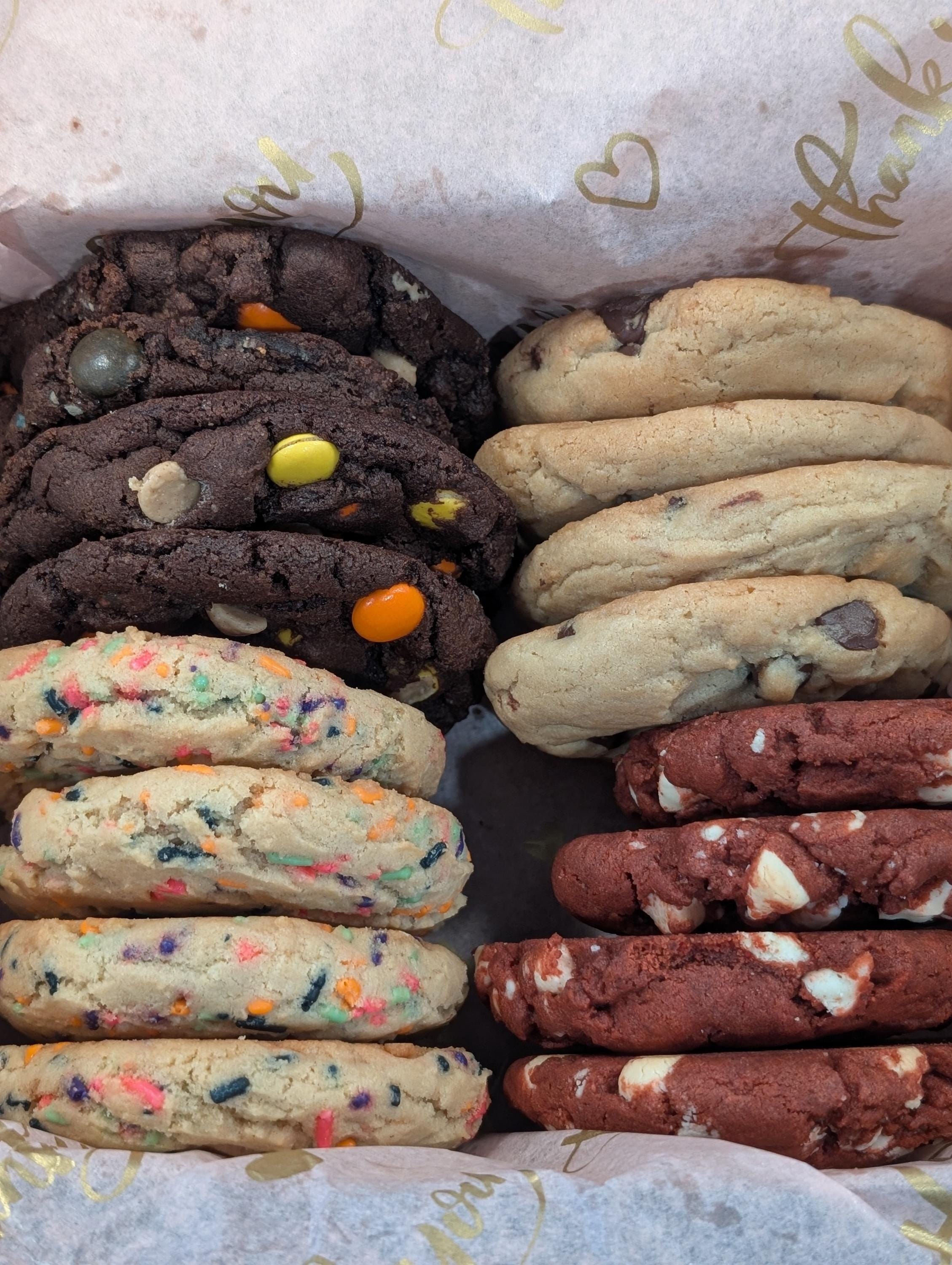 Gourmet Cookie Box, Assorted Flavors, 16 Count - Etsy