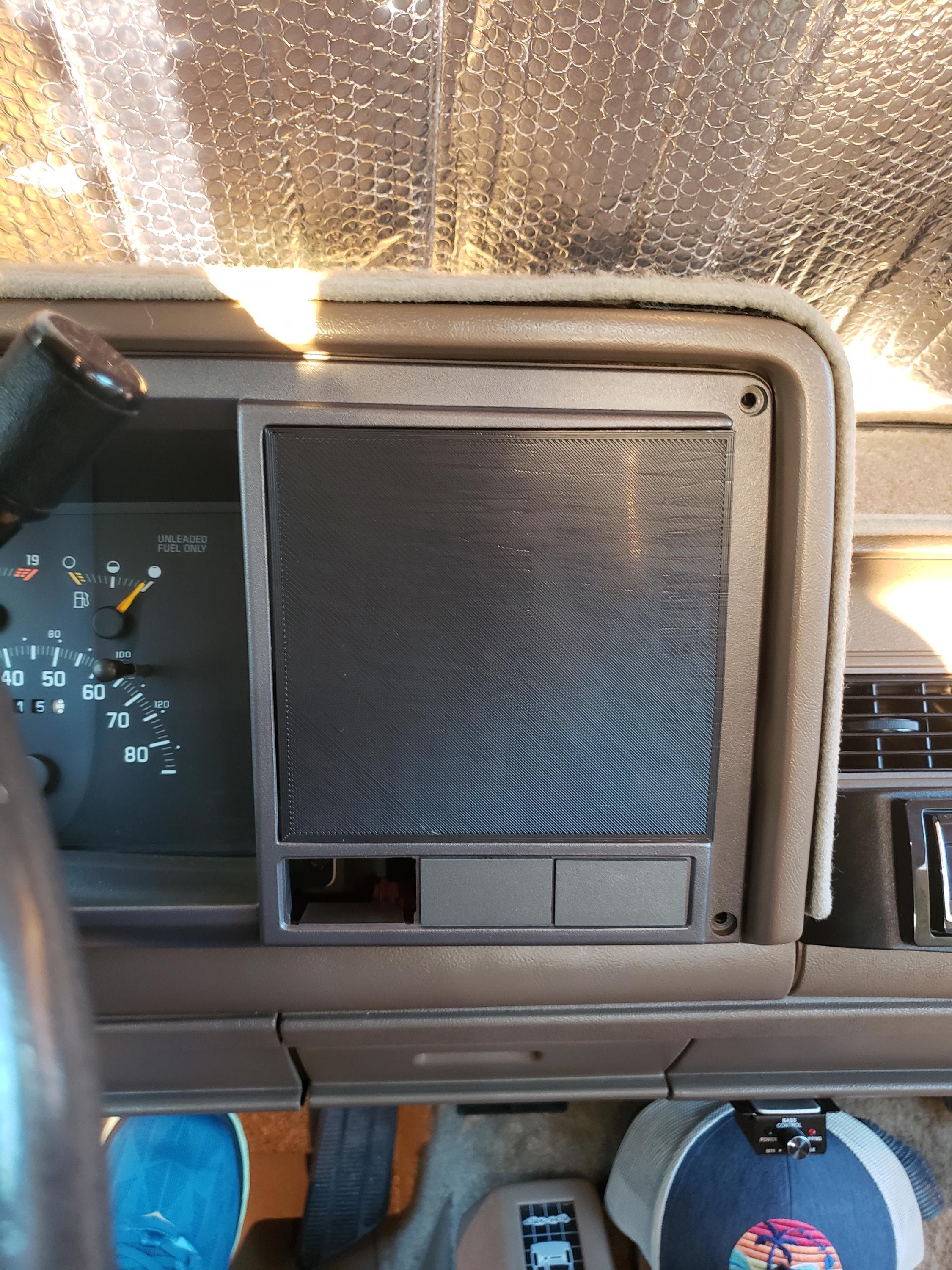 88-94 GM Truck Radio & HVAC Delete Panel - Etsy