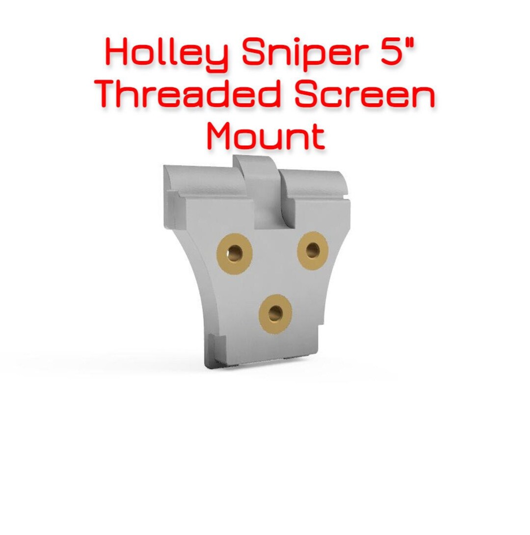 Holley Sniper 5" Screen Mount - Threaded - Etsy
