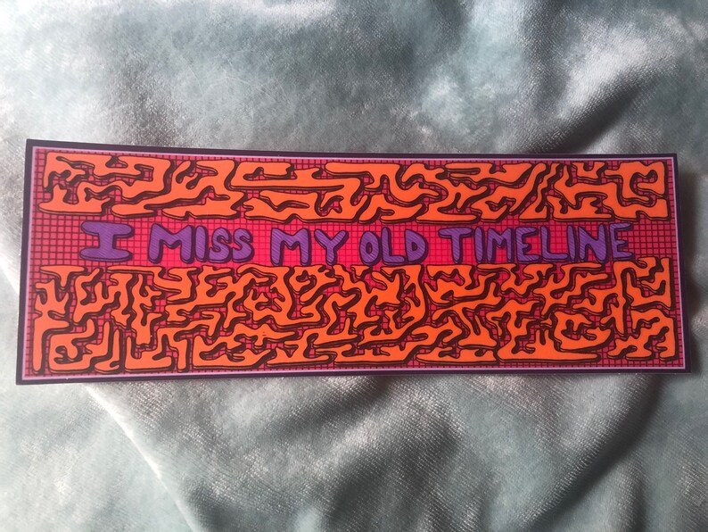 I Miss My Old Timeline Sticker Decal - Etsy
