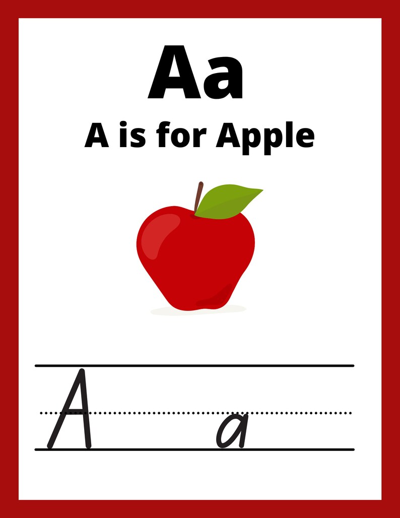 Digital Download ABC Handwriting Book ABC With Me on the Farm - Etsy Canada