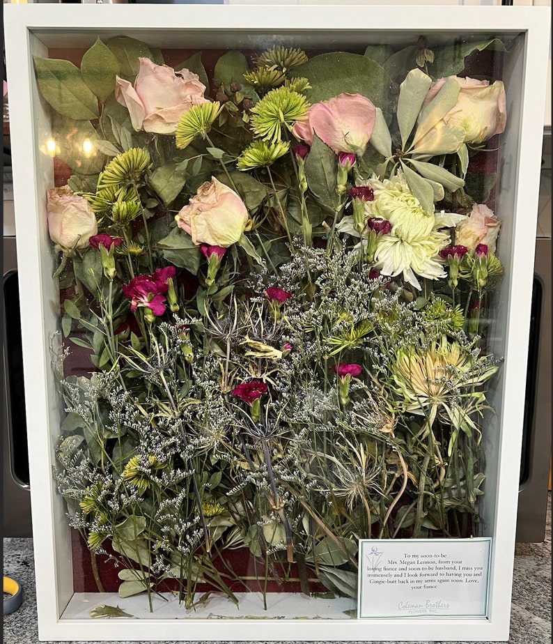 Dried Flower Preservation in Shadow Box's - Etsy