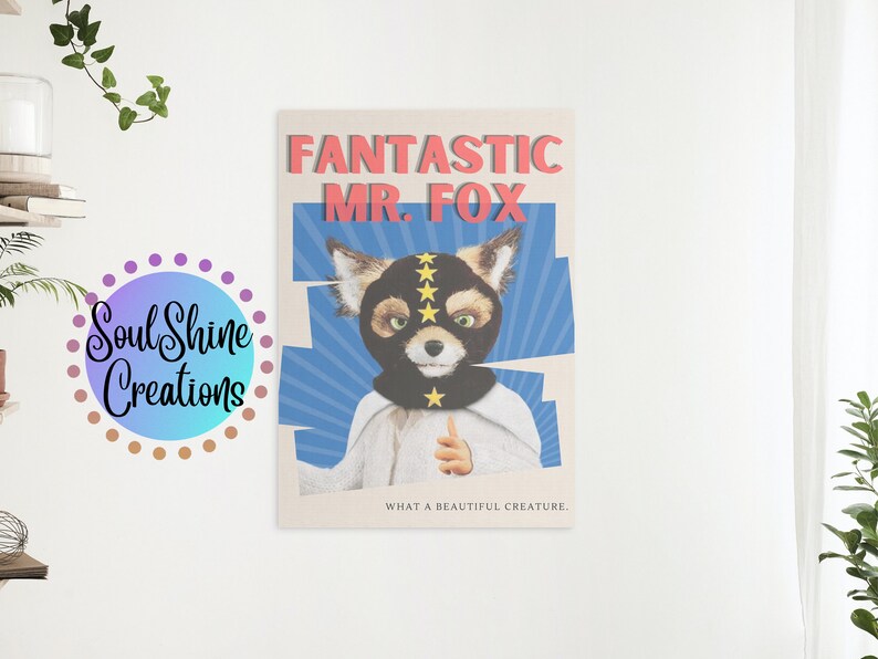 Fantastic Mr. Fox Poster Fantastic Mr. Fox Digital Poster - Etsy