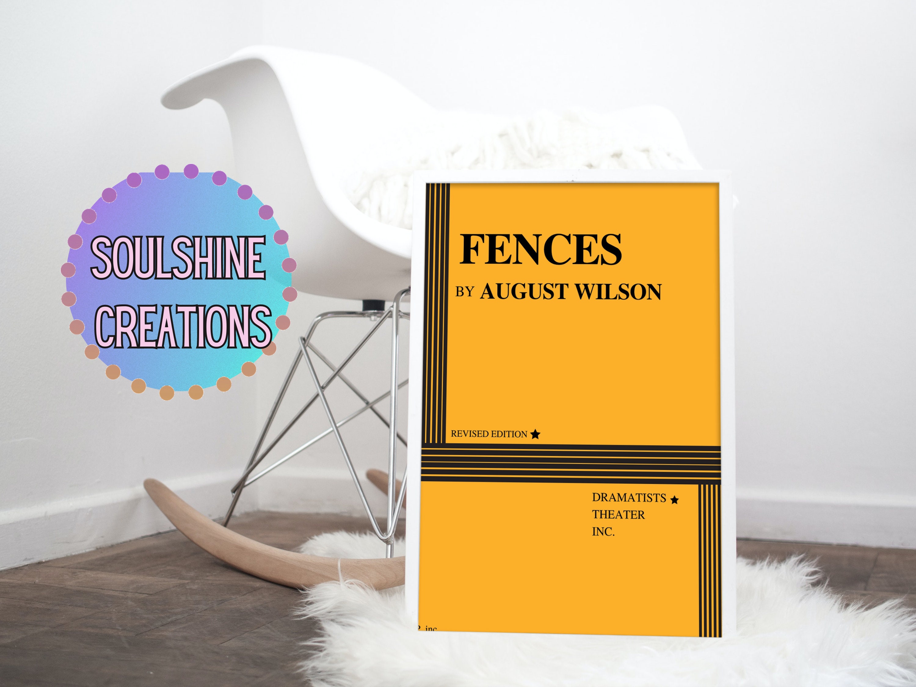 Fences Theater Poster| Play Poster| Theater Poster|august Wilson Poster ...