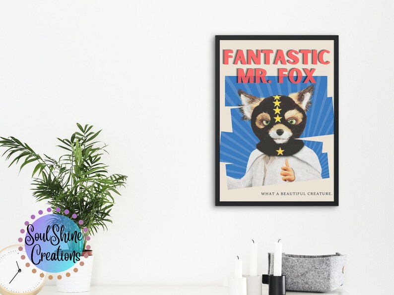 Fantastic Mr. Fox Poster | Fantastic Mr. Fox Digital Poster | Wes ...