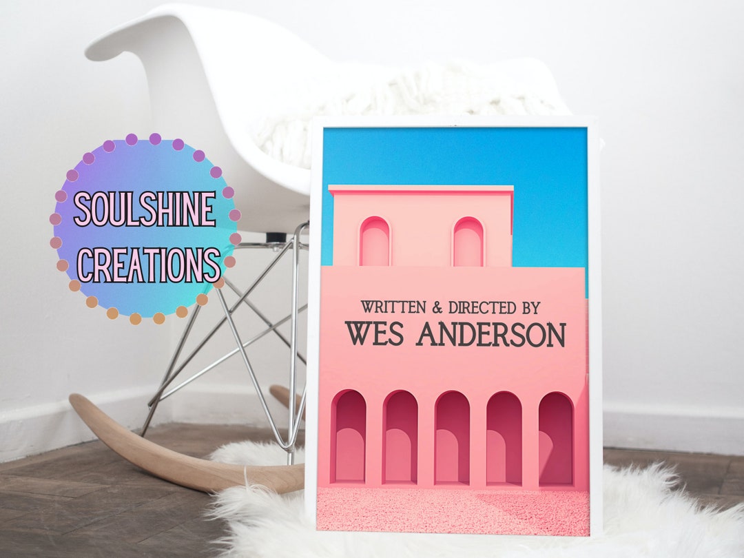 Wes Anderson Poster| Written + Directed by Wes Anderson Poster | Movie ...