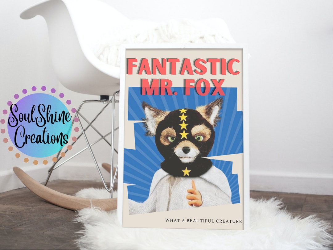 Fantastic Mr. Fox Poster | Fantastic Mr. Fox Digital Poster | Wes ...