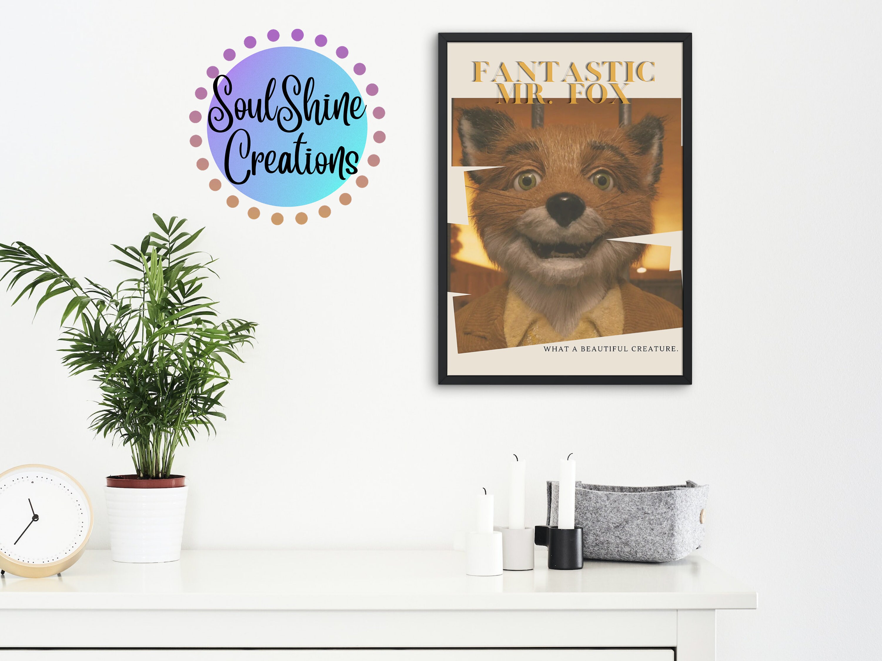 Fantastic Mr. Fox Poster Fantastic Mr. Fox Digital Poster Wes Anderson ...