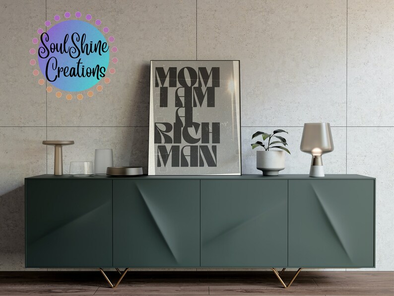 I Am a Rich Man Poster | Cher Poster | Retro Print | Vintage Wall Art ...