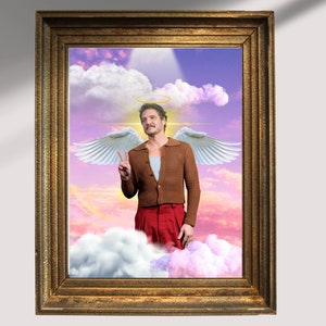 Pedro Pascal Angel Portrait Poster | Pedro Pascal | Angel Poster ...