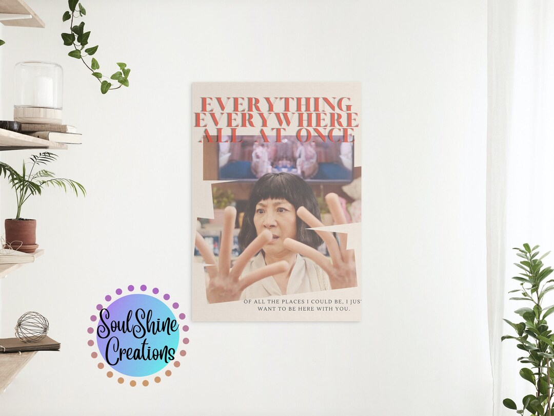Everything Everywhere All at Once Poster| Hot Dog Fingers | Michelle ...