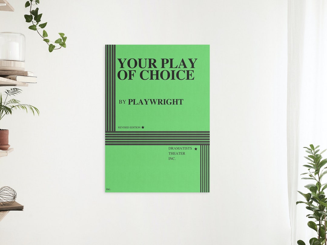 Custom Theatrical Play Poster | Choose Your Play | Theater Poster ...