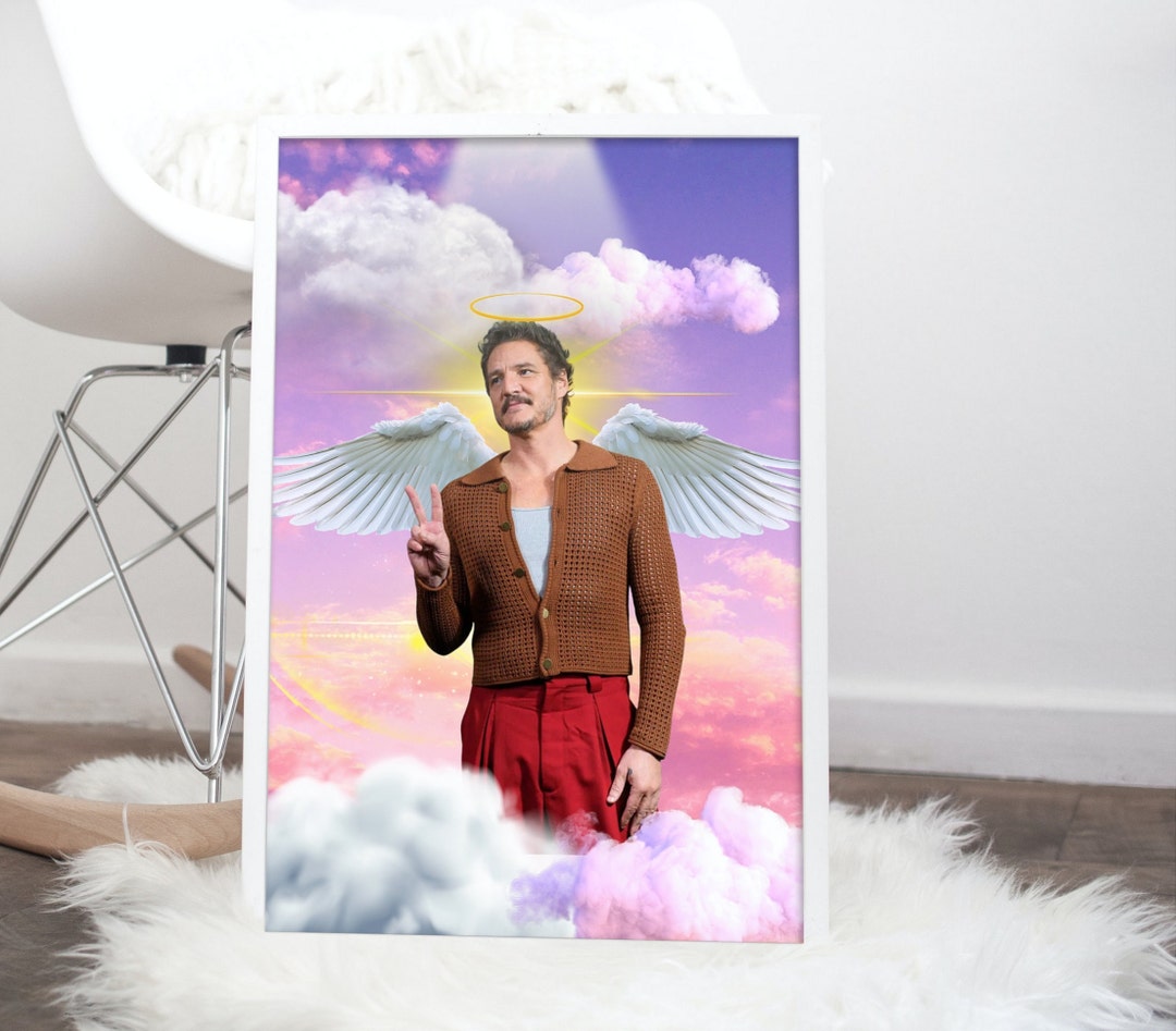 Pedro Pascal Angel Portrait Poster | Pedro Pascal | Angel Poster ...