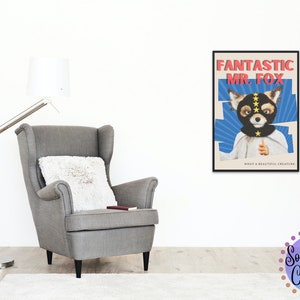 Fantastic Mr. Fox Poster | Fantastic Mr. Fox Digital Poster | Wes ...