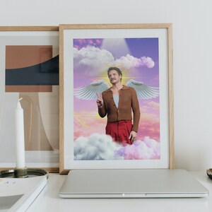 Pedro Pascal Angel Portrait Poster | Pedro Pascal | Angel Poster ...