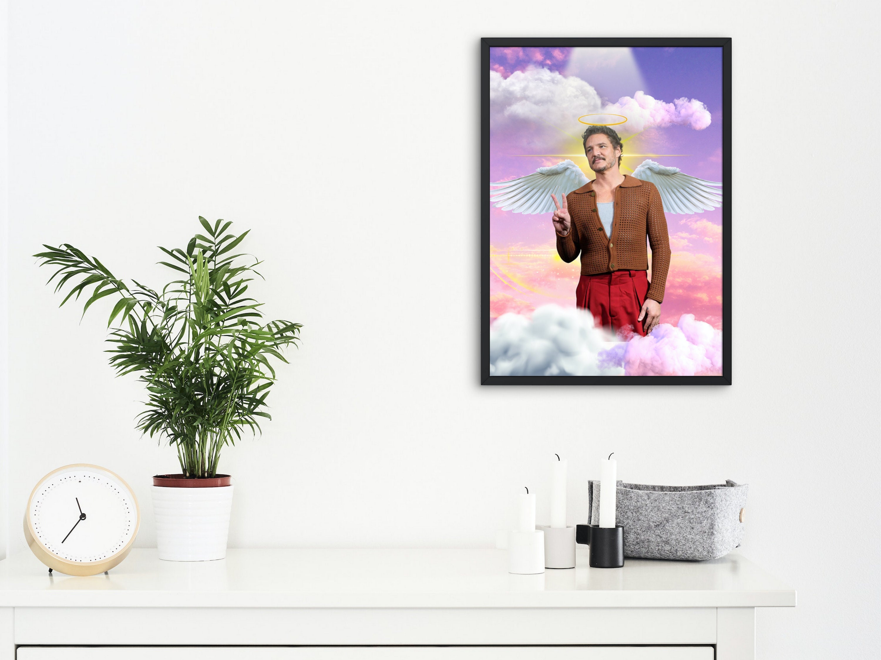 Pedro Pascal Angel Portrait Poster | Pedro Pascal | Angel Poster ...
