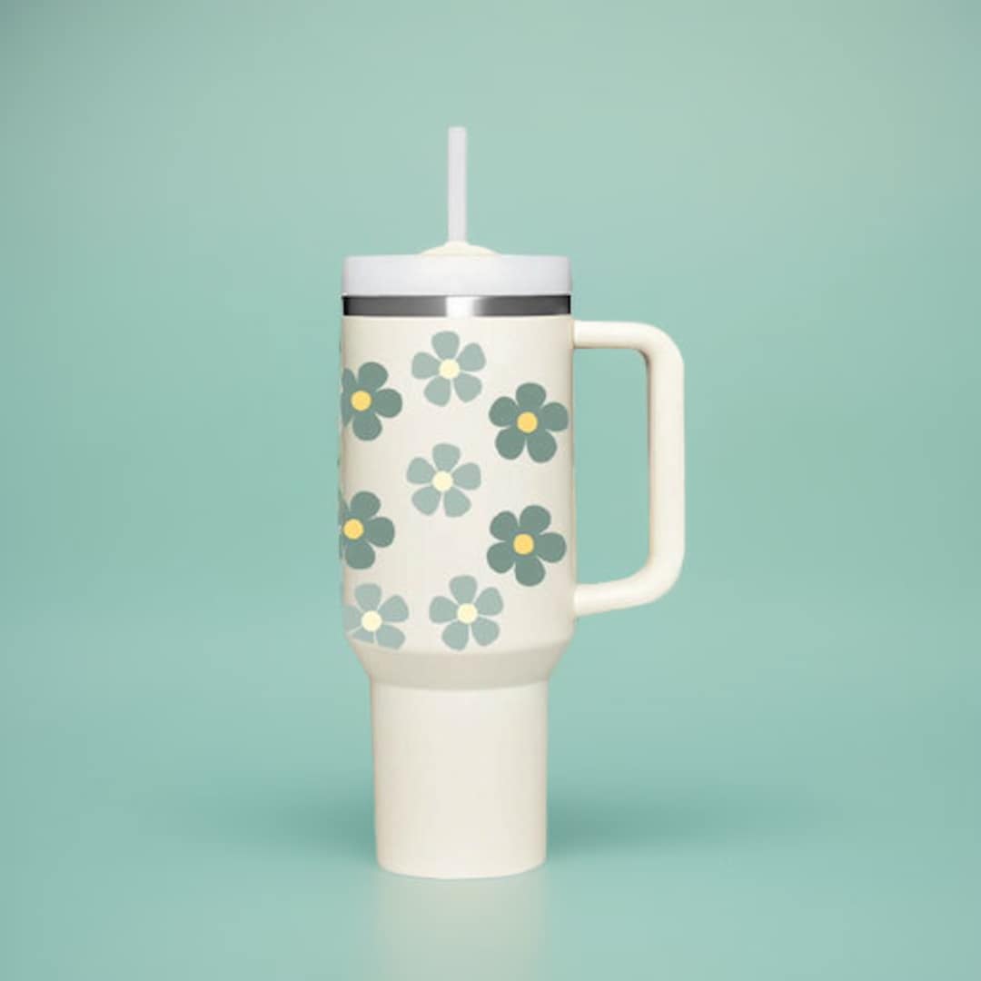 Flower Stanley Tumbler Flower Stanley Cup Flower Stanley - Etsy Australia
