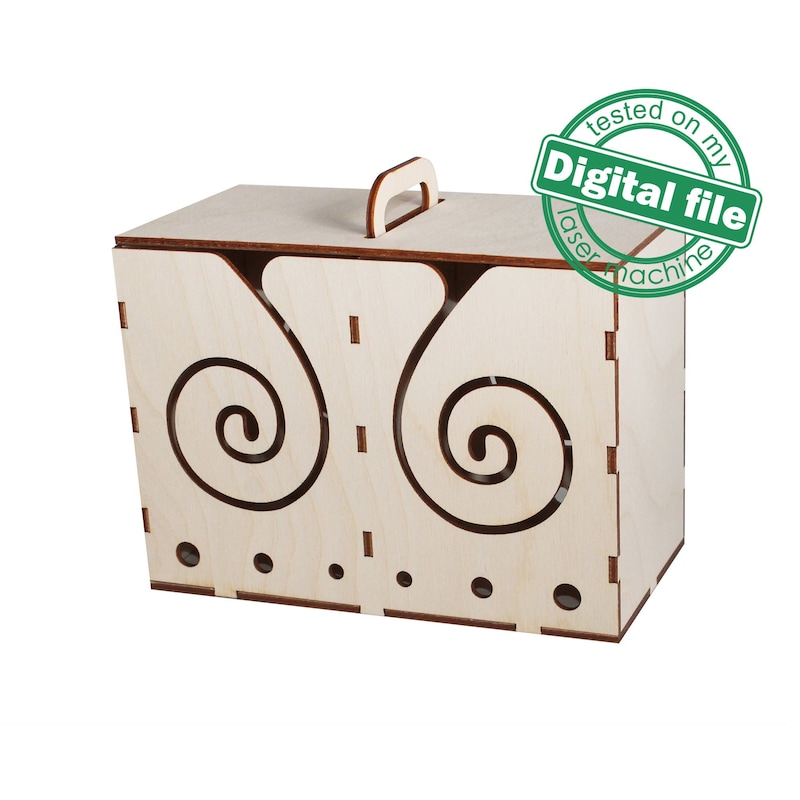 Laser Cut File Yarn Box - Etsy