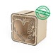 DXF, SVG Files for Laser Personalized Wedding Card Box, Box for Wedding ...
