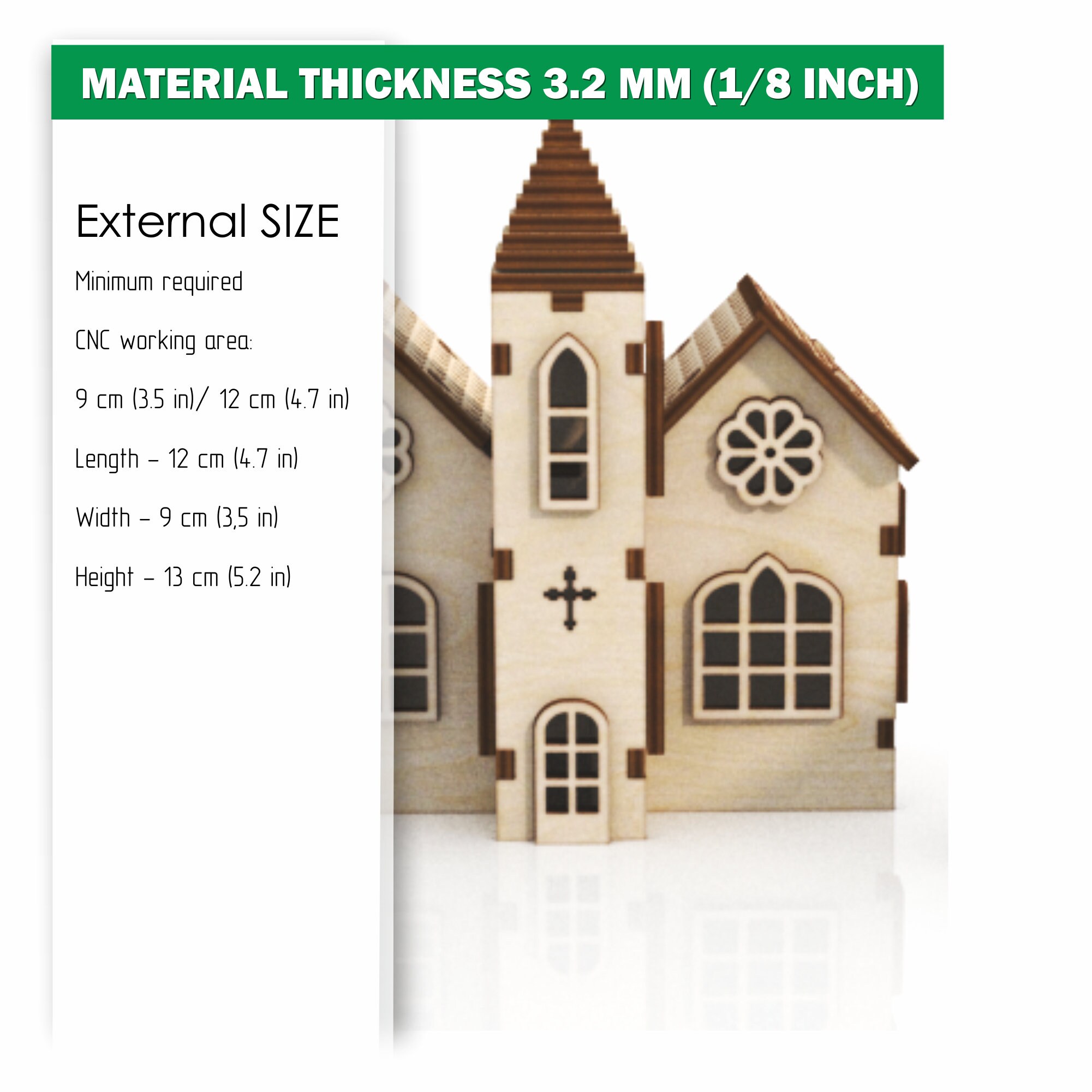 DXF, SVG Files for Laser Big Christmas Set, 13 Different Items, Unique Light-up Decor, Tea Light ...