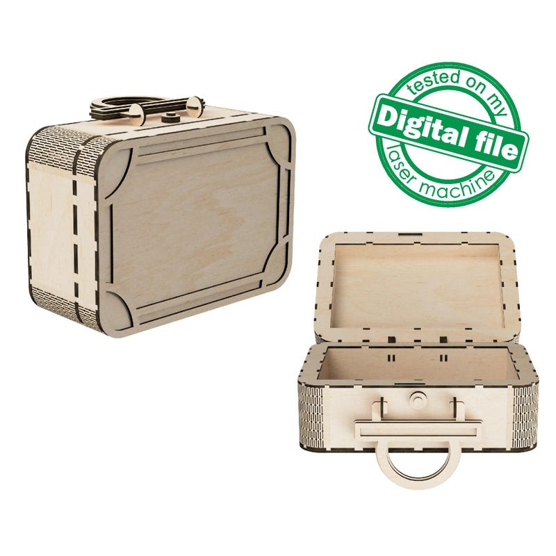 Small Suitcase Wood - Etsy