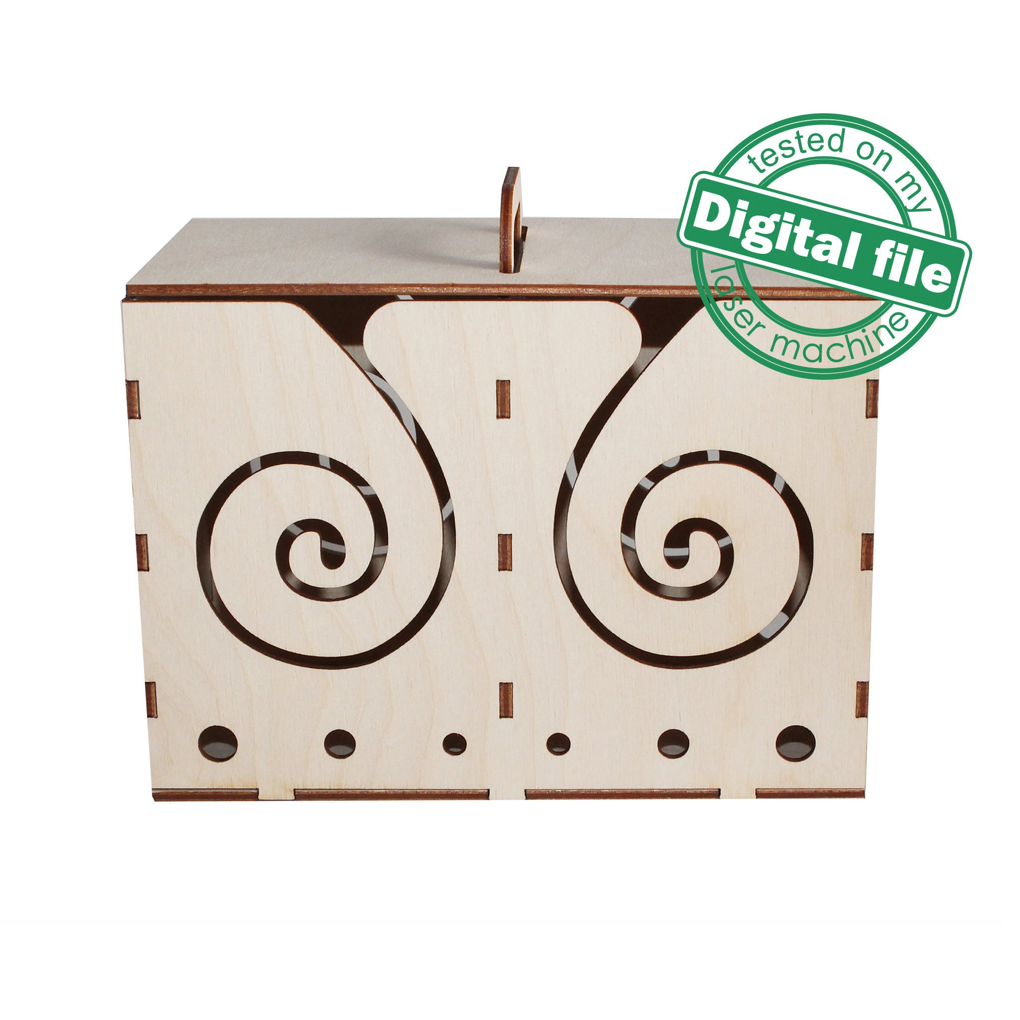 DXF SVG Files for Laser Yarn Box Crochet Storage Box - Etsy