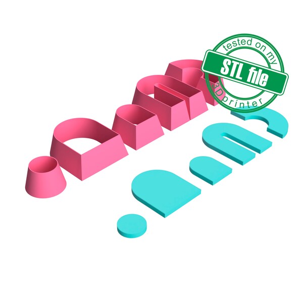 Half Circle Stl File - Etsy