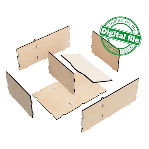 DXF, SVG Files for Laser Craft Box Sewing Machine, Vintage Sewing Box ...