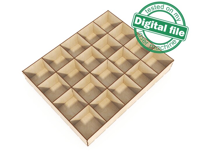 Laser Cut SVG Drawer Organizers, Laser Cut SVG Drawer Dividers, Laser ...