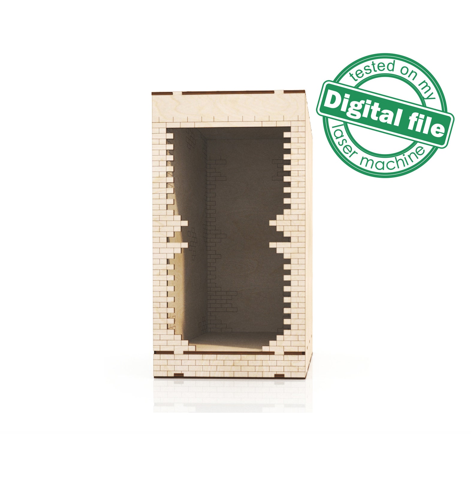 DXF, SVG Files for Laser Book Nook Template, DIY Book Nook, Vector ...