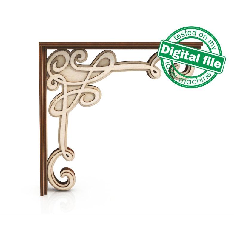 DXF SVG Files for Laser Decorative Rustic Corbel Home Decor | Etsy