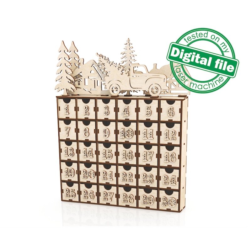 Scroll Saw Advent Calendars - Etsy