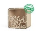 DXF, SVG Files for Laser Personalized Wedding Card Box, Box for Wedding ...