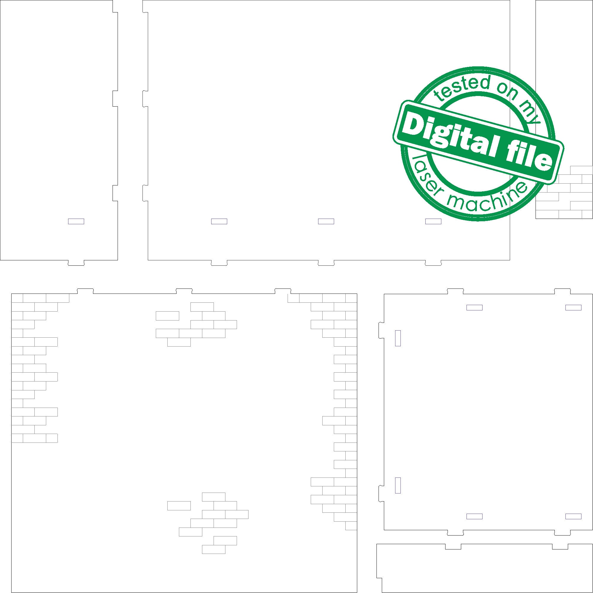 DXF, SVG Files for Laser Book Nook Template, DIY Book Nook, Vector ...
