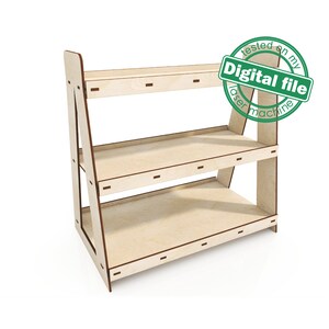 SVG, DXF, PDF Laser Cut Files Tiered Tray, Farmhouse Rectangular Open ...