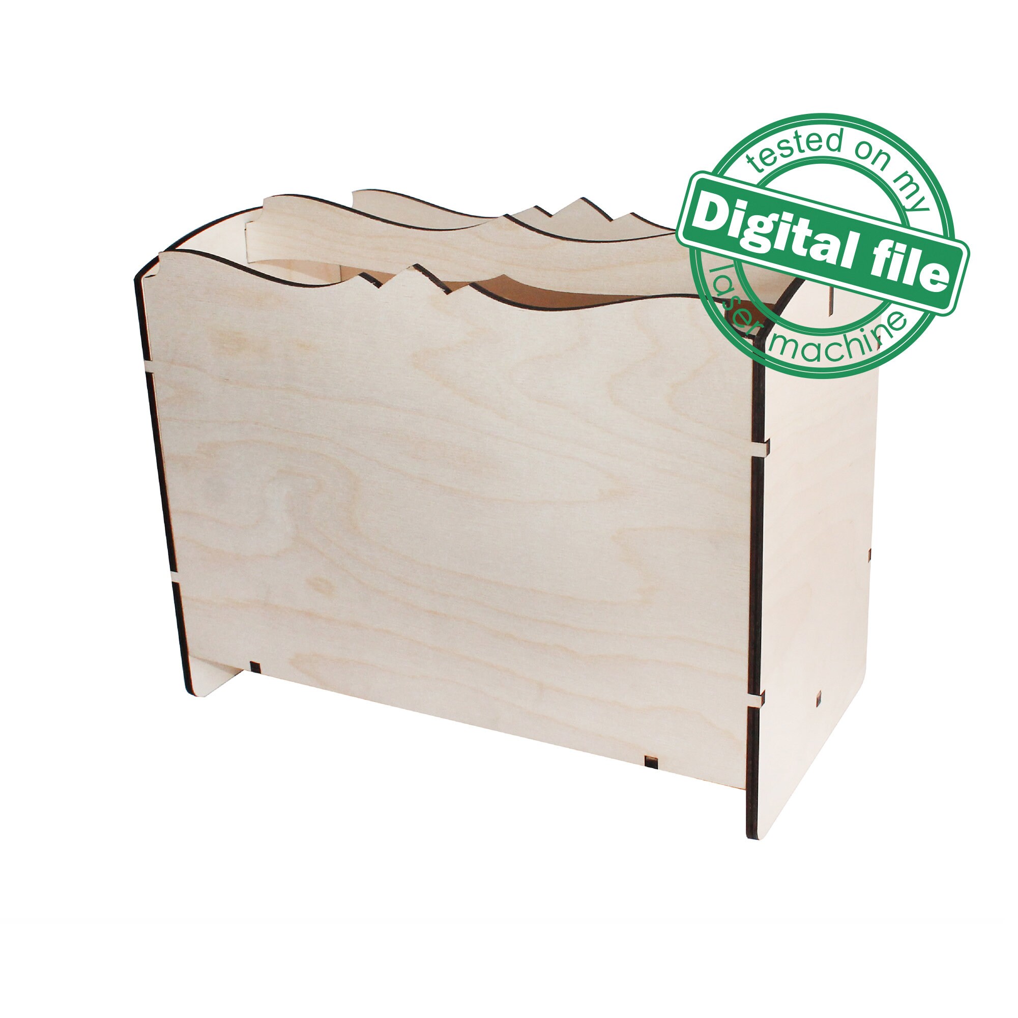 DXF SVG Files for Laser Magazine Holder Storage Paper Home - Etsy