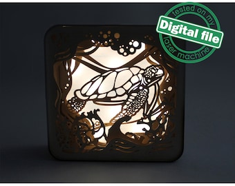 Sea Turtle Light Box - Etsy