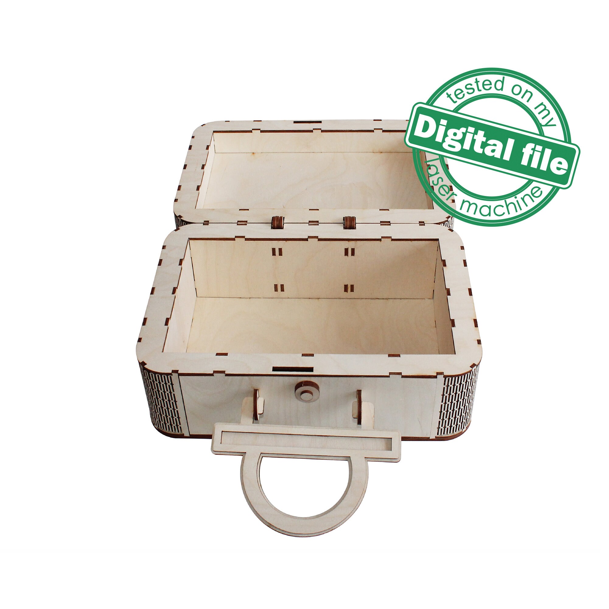 DXF SVG Files for Laser Retro Wooden Suitcase Vintage - Etsy UK