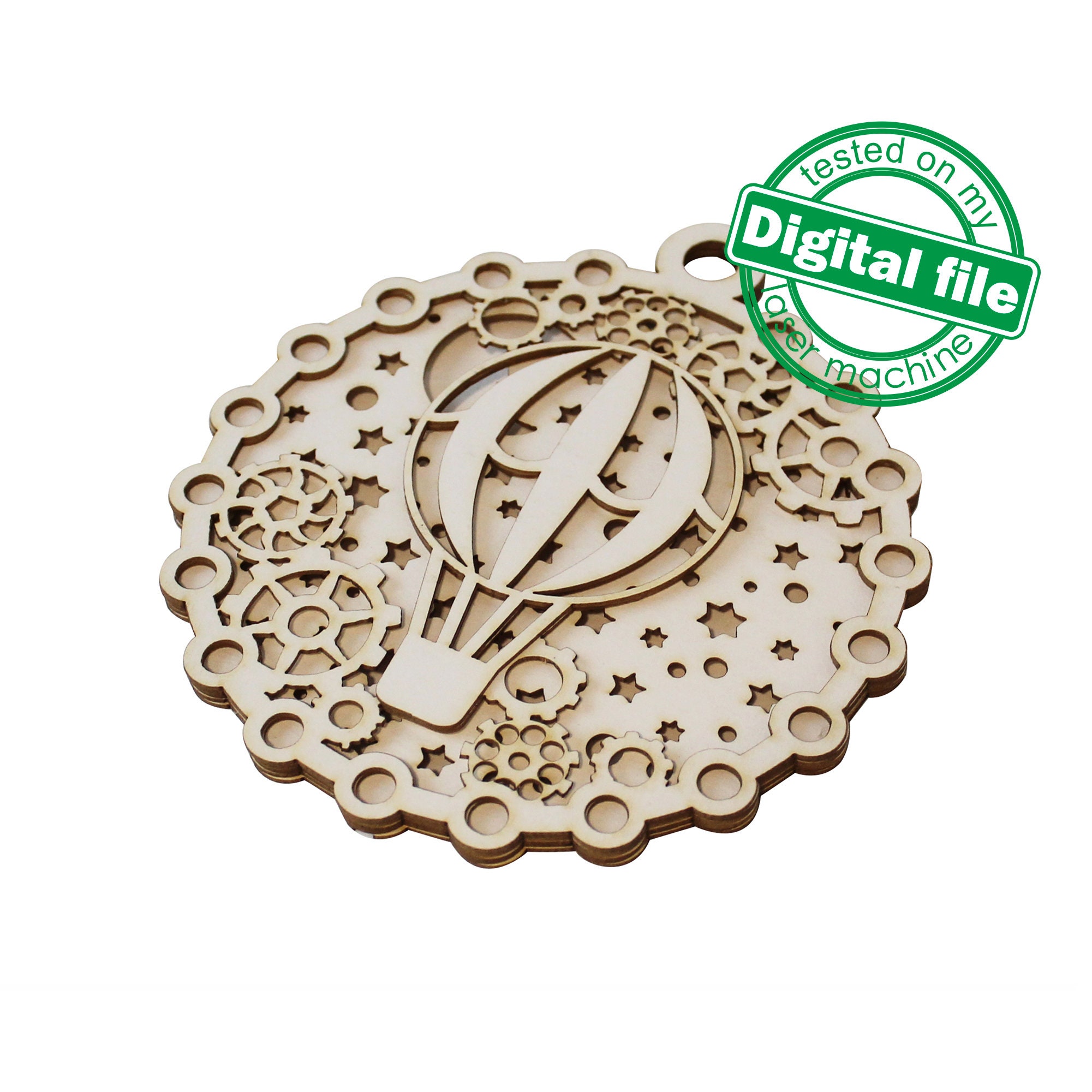 DXF SVG Files for Laser Light-up Multilayer Ornament Home - Etsy