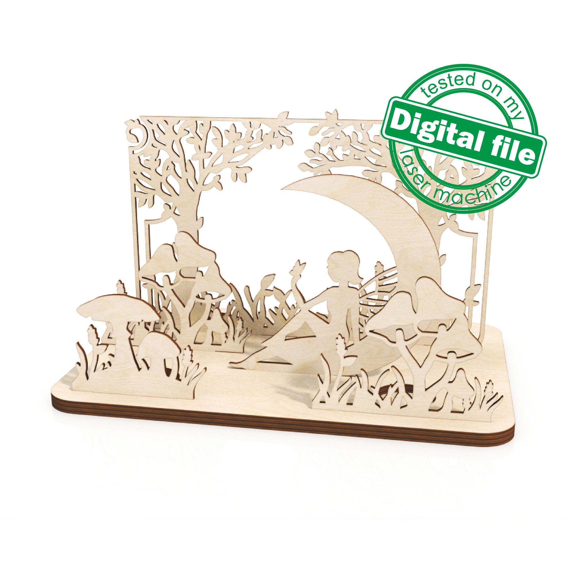 DXF SVG Files for Laser Tea Candle Holders Light-up Nursery - Etsy